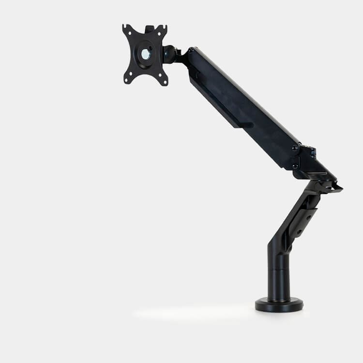 Gas spring single monitor arm DLB851 - Silvermans Office Furniture