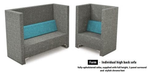 Form - High Sided Sofas - Silvermans Office Furniture