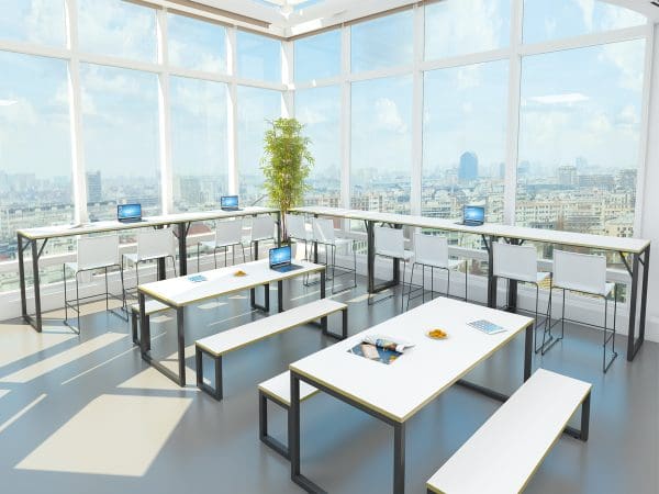 Escape - Hoop Leg Breakout Benches - Bench Seat - Silvermans Office ...