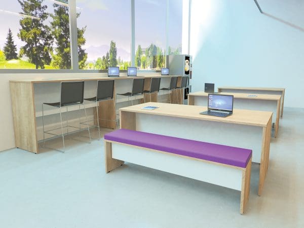 Escape - Panel End Breakout Benches - Bench Seat - Silvermans Office ...
