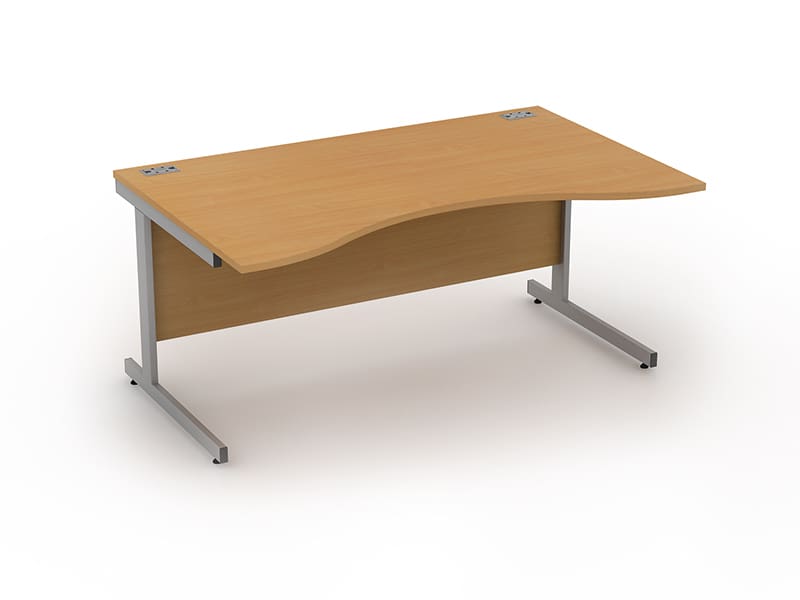 Sirius 800 Deep - Cantilever Desking - Double Wave Workstation ...