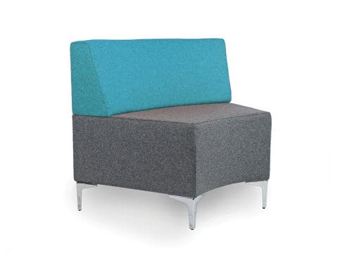 Radius Sofa, Without Arms - Form - Silvermans Office Furniture