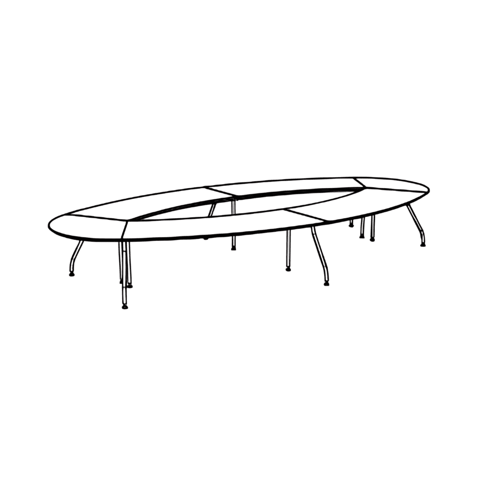 Onix - Ellipse Meeting Table - Silvermans Office Furniture