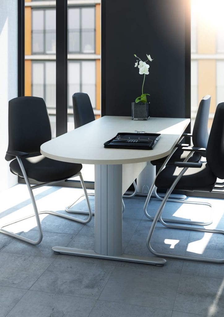 Optima Plus - Rectangular Meeting Table - Silvermans Office Furniture