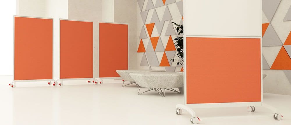 RIO - STRAIGHT FLOOR STANDING MOBILE SCREENS (MAGNETIC & PINNABLE ...