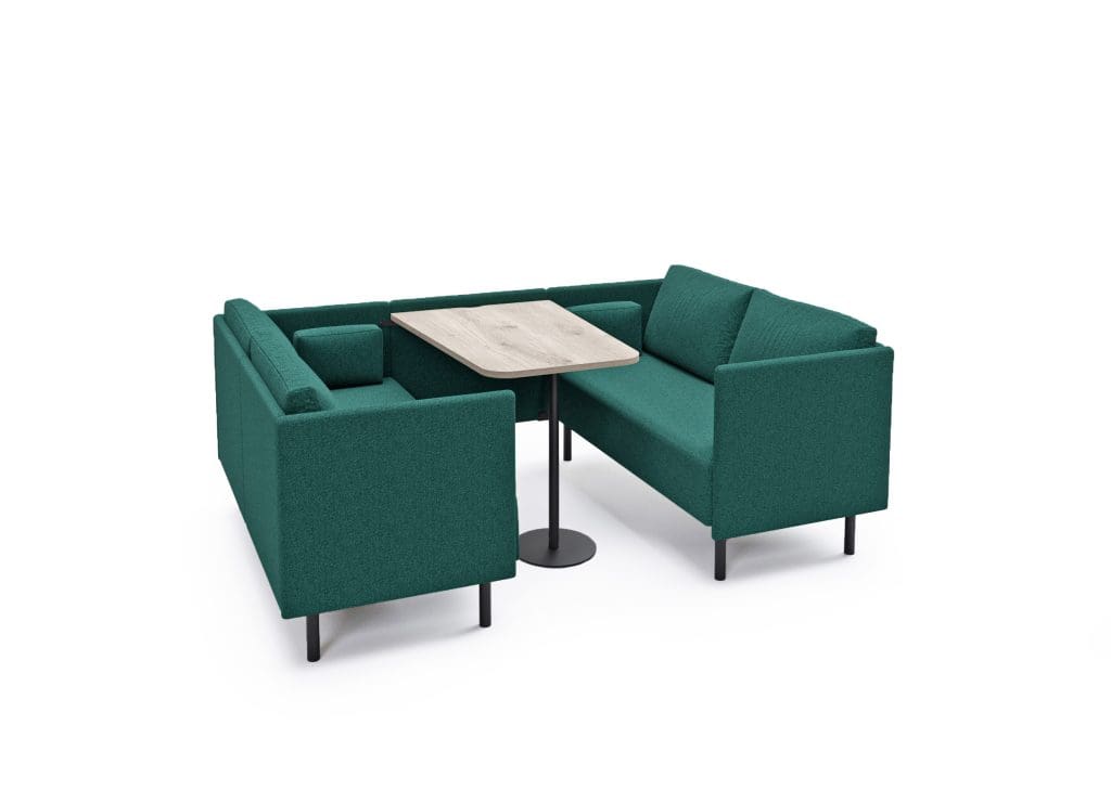 Lounge - 2 & 4 Person Low Back Closed Meeting Booth - Silvermans Office ...